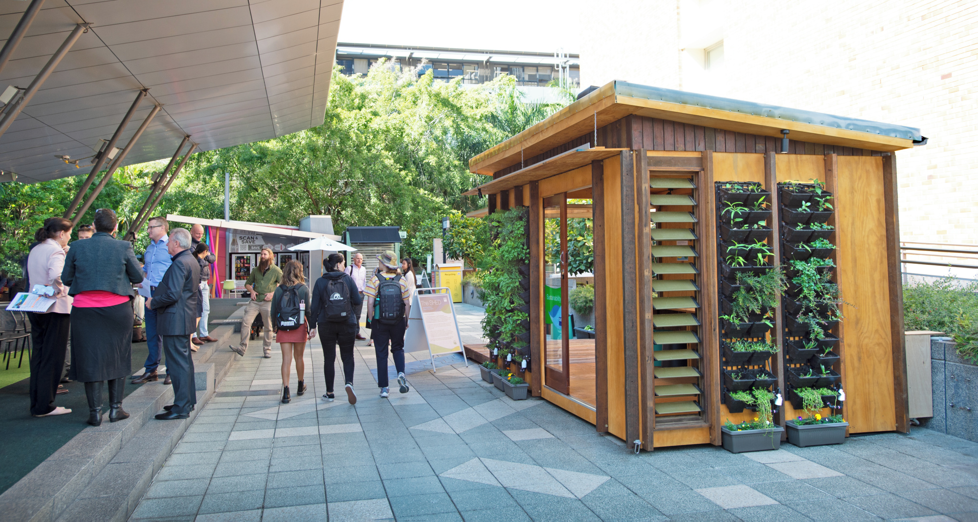 QUT - A big welcome for a small SHED